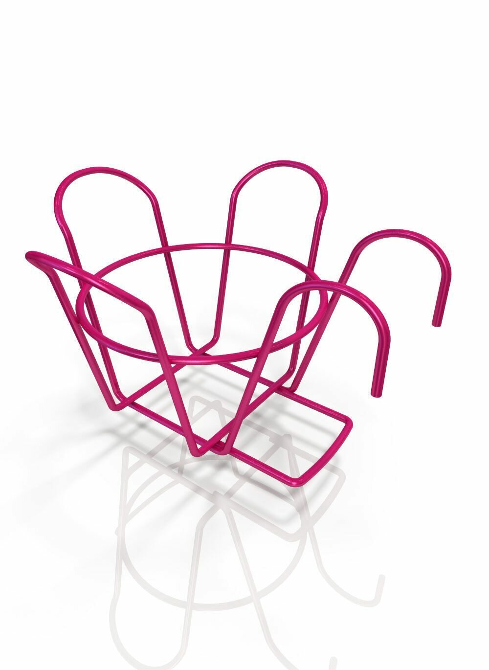 Держатель крепление для горшков Цветочек красное