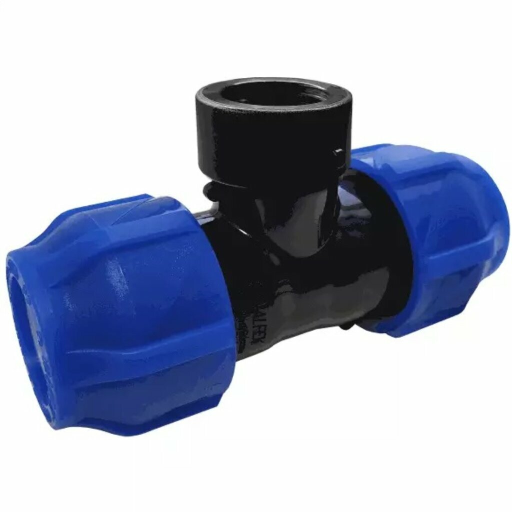Тройник ПНД Valfex d63х3/4" внутренняя резьба 16 бар