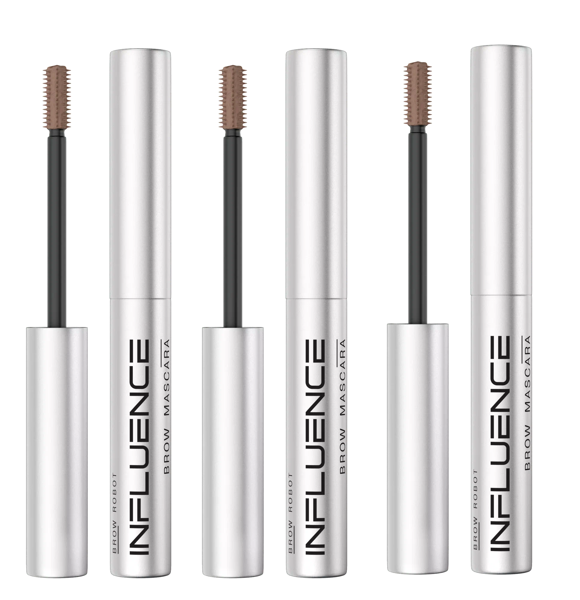 Influence Beauty Тушь для бровей Brow robot/Brow mascara тон/shade 03 3 шт