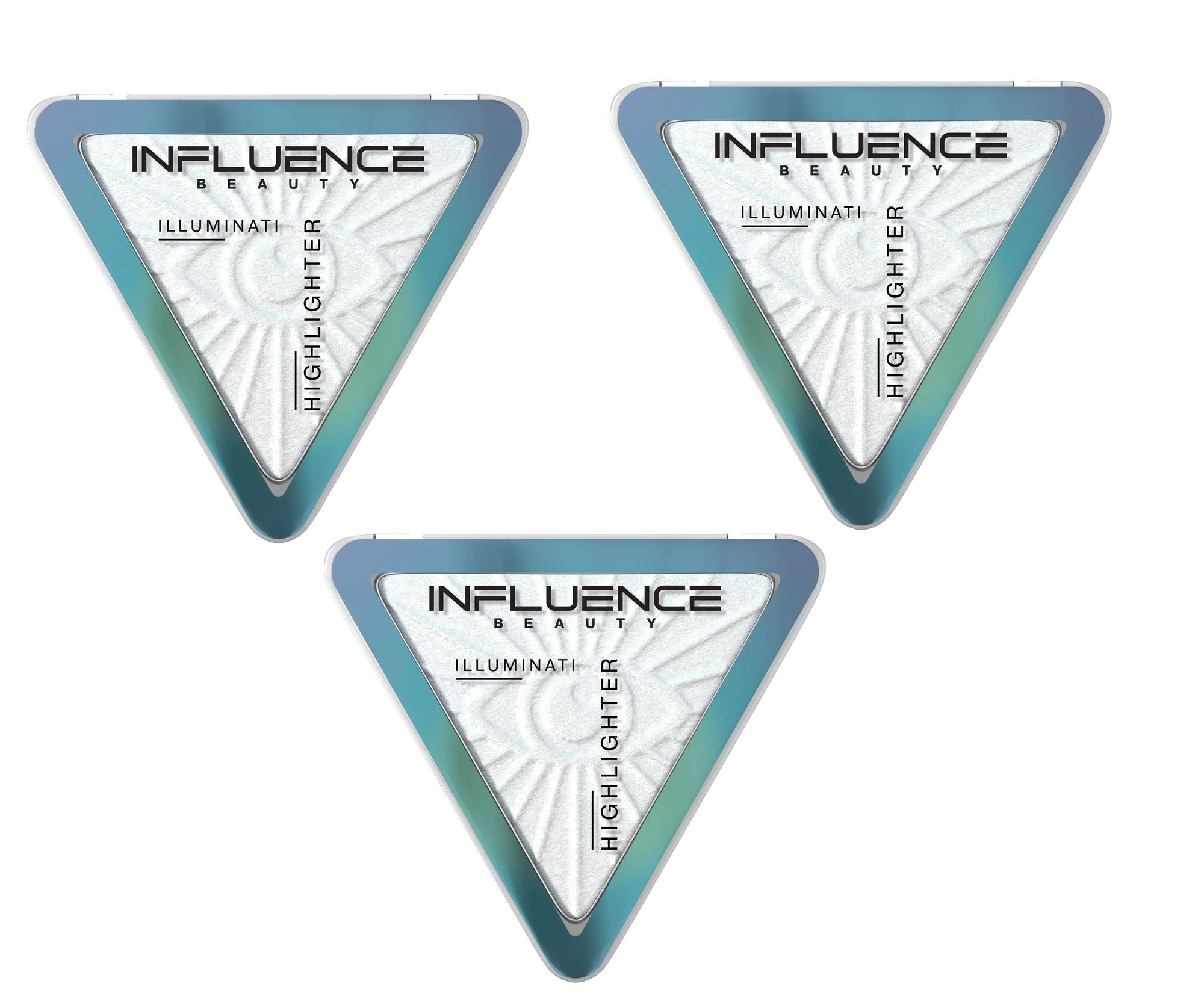 Хайлайтер с микрочастицами бриллиантов Influence Beauty Illuminati т.03 6,5 г 3 шт