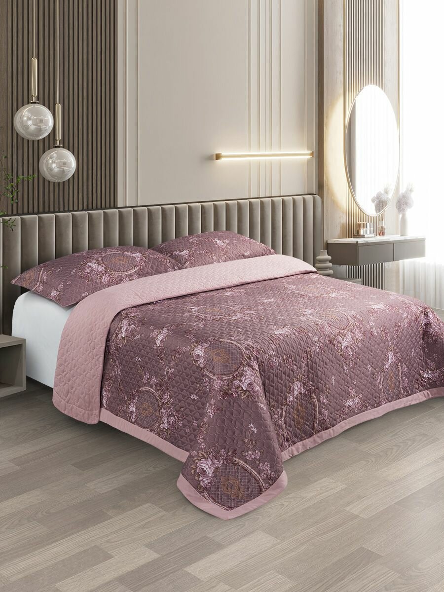 Покрывало на кровать, диван, кресло 1,5 спальное 160х220, полисатин, PSF-12