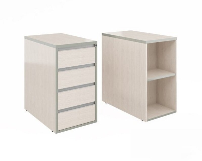 Тумба приставная с центральным замком Вита/Vita V-3.4CZ Сосна Карелия 426*700*750