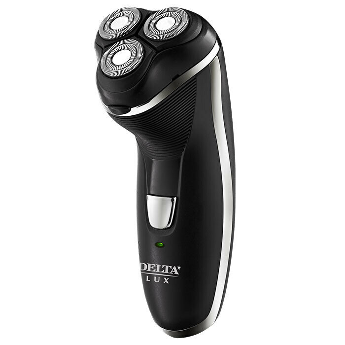 Бритва электрическая Delta Lux DL-0725, роторная, 3 Вт, черная