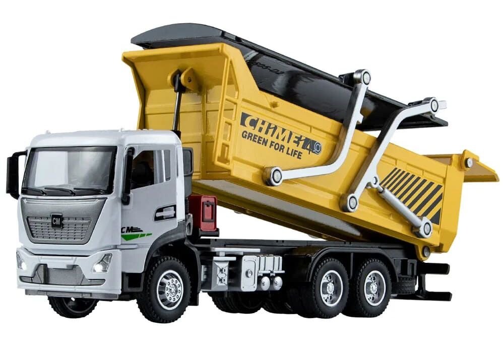 Машинка инерционная Chimei Самосвал с крышкой на кузове, со светом и звуком, M505A