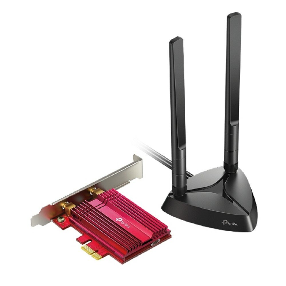 TP-Link Сетевой Wi-Fi-Bluetooth адаптер Archer TX3000E, AX3000, PCI Express, Bluetooth 5.0, двухдиапазонный