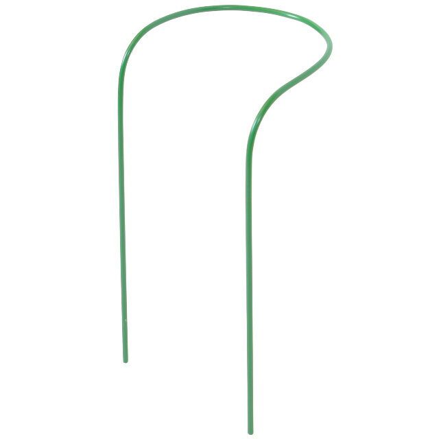 Кустодержатель 30х70см металл в ПВХ зелёный