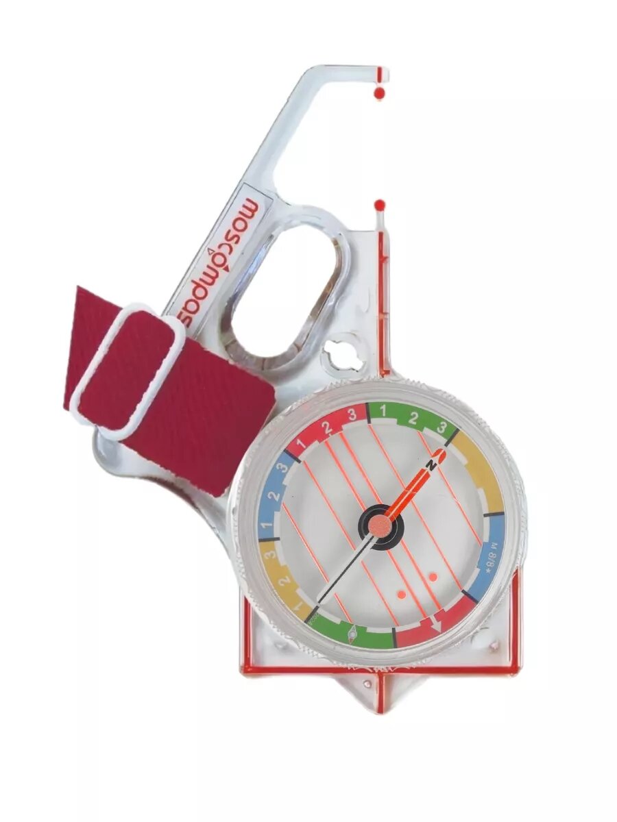 Компас Москомпас Модель 8GTL жидкостный магнитный спортивный на левый палец