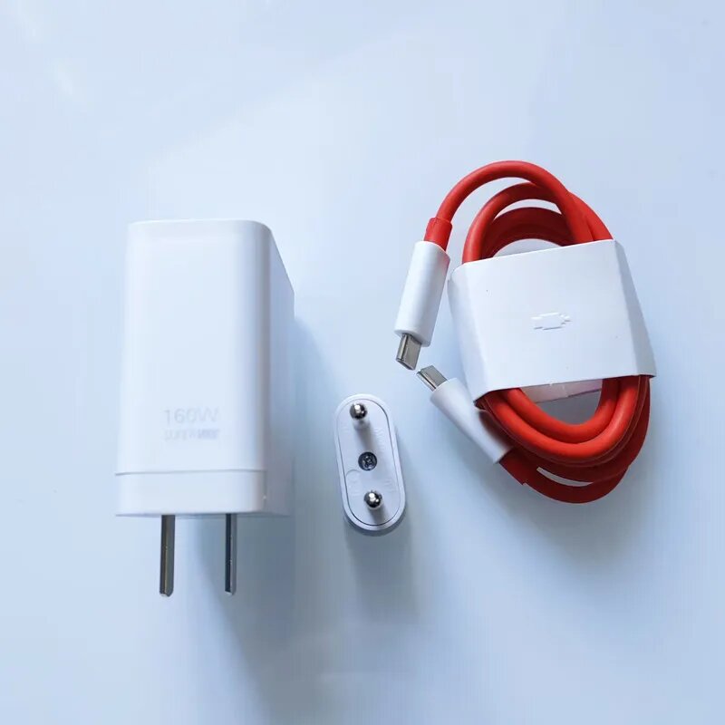 USB-зарядное устройство OnePlus, 160 Вт, SuperVOOC, адаптер питания для быстрой EU Charger Add Cable