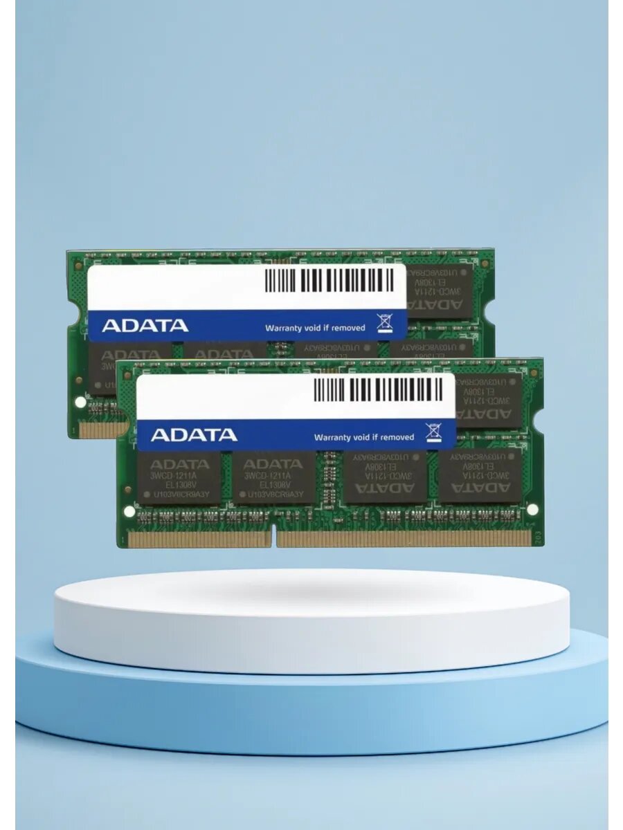 2x4Gb DDR3 1600MHz SODIMM 1.5B