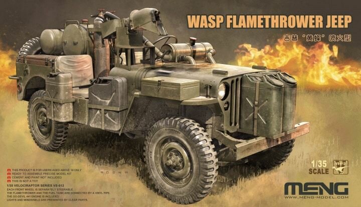 Автомобиль MB Military Vehicle WASP Flamethrower (1/35)