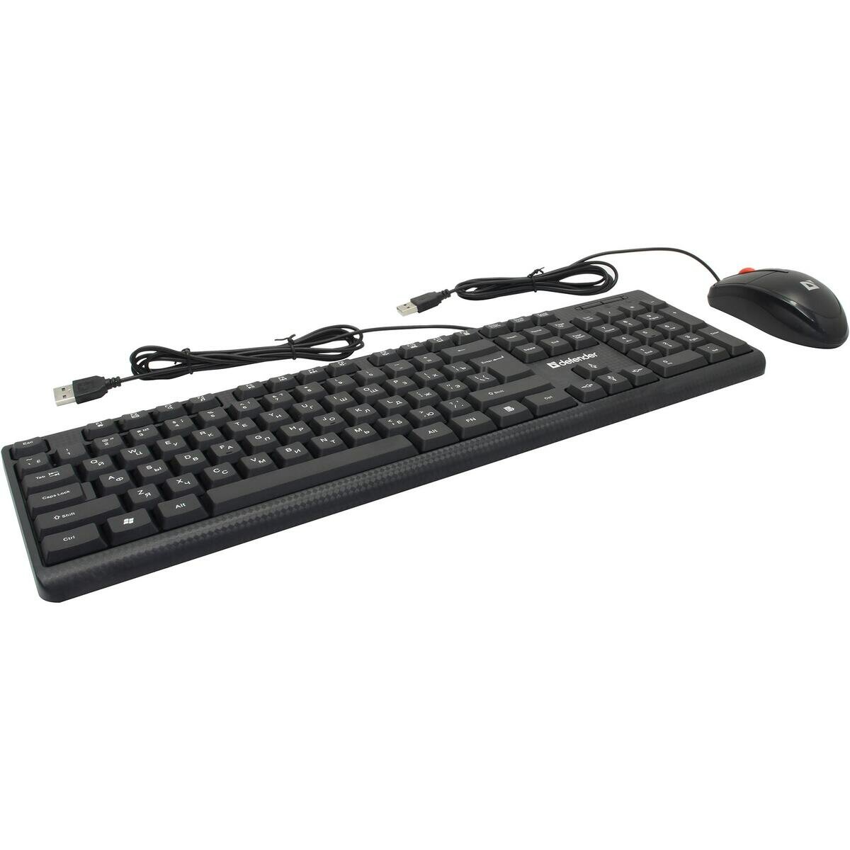 Комплект мышь и клавиатура в наборе Defender Line C-511 RU, черный,1.8 м