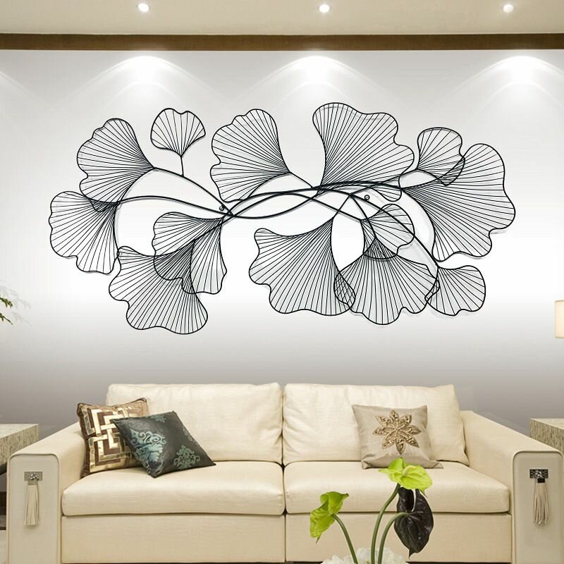 Панно на стену декоративное, декор для комнаты, панно металлическое на стену Арт-Деко 120*60*4cm