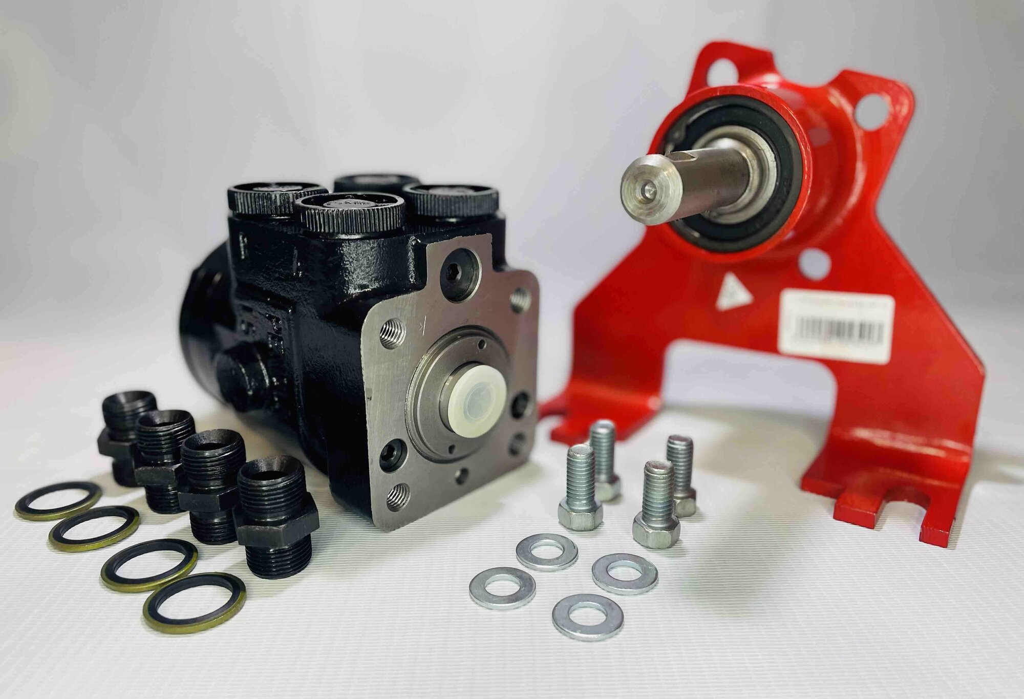 Комплект крепления насос-дозатора к рулевому валу Т-40 (кронштейн+дозатор)