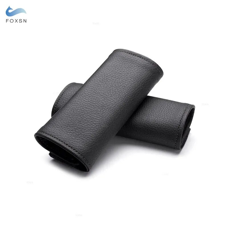 9*16 см 13*16 см внутренняя дверь подлокотник ручка крышка дверная внутренняя ручка кожаный защитный чехол прочное украшение автомобиля модернизирует отделку Black, 9x16cm