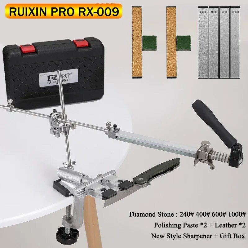 Точилка для ножей RSCHEF RX-009 Зеленый, With Stone Set D