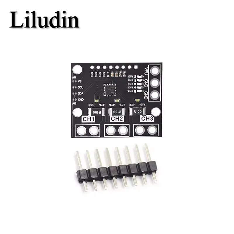 Liludin INA3221, 3 канала, Black, Model Number: 5 Pcs