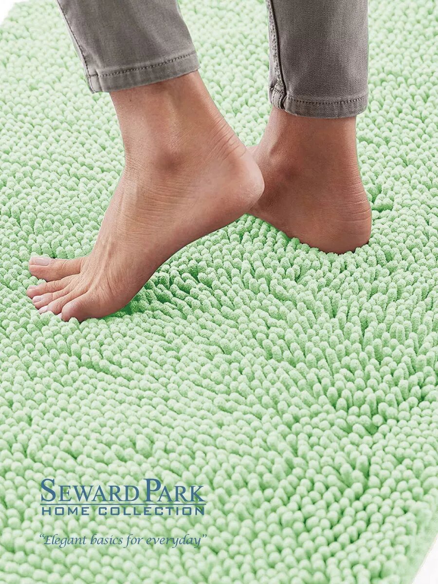 Коврик 60х90см для ванной , туалета нескользящий универсальный