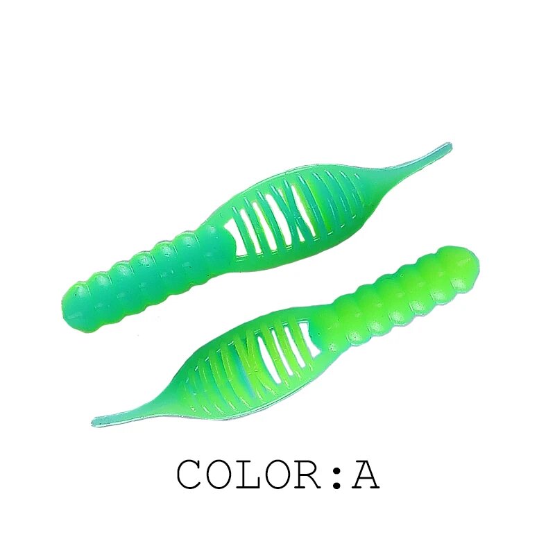 Supercontinent Fanatik Силиконовые Приманки для рыбалки 80мм/8шт, 55мм/15шт. 55mm 15pcs 1.5g, A