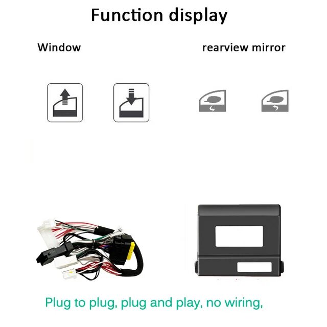 Автомобильный автоматический доводчик окон, папка с открытым зеркалом, складная папка для Subaru Forester 2008-2021 SK SJ RHD, однокнопочное стекло Smart 2013-2015 RHD