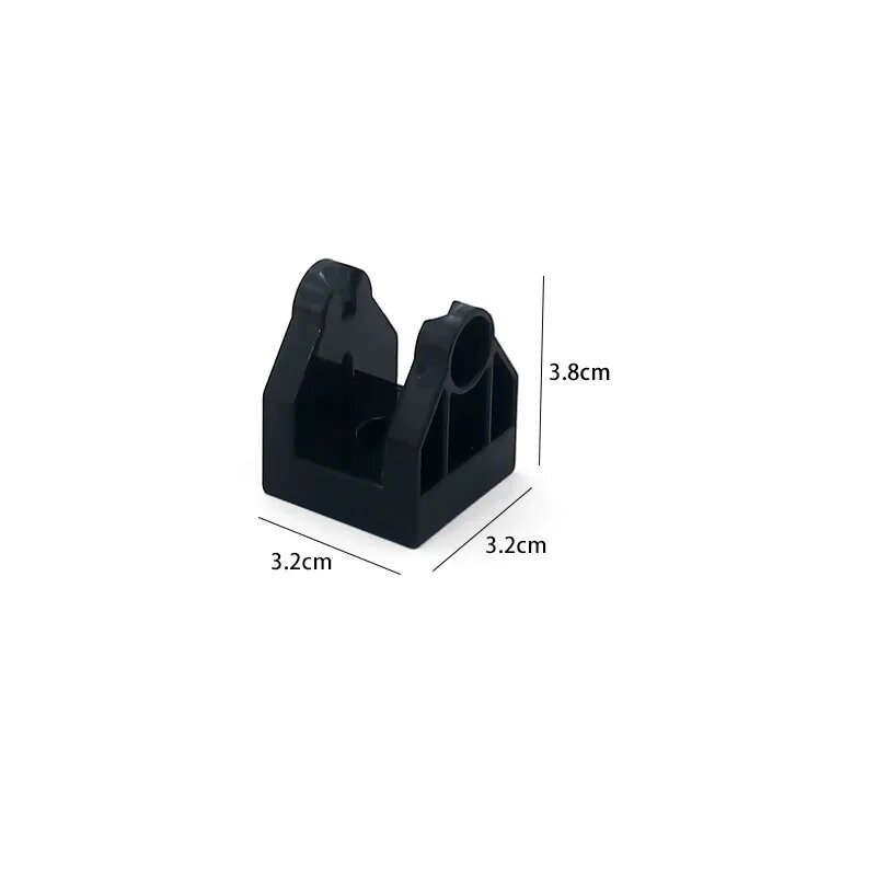 Черный держатель для кабеля 3.8x3.2см PHILOPT