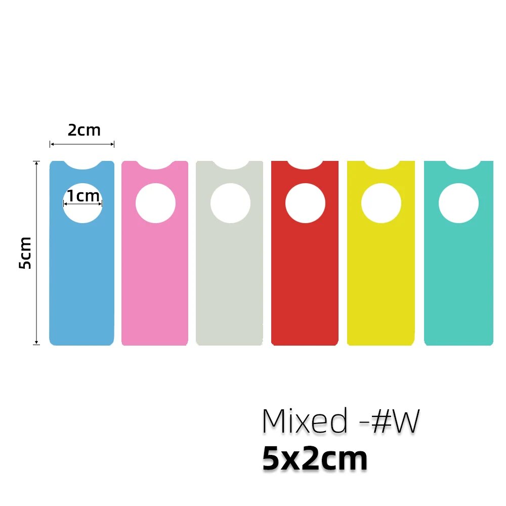 Пластиковые регулируемые бирки для растений 100 PCS, W