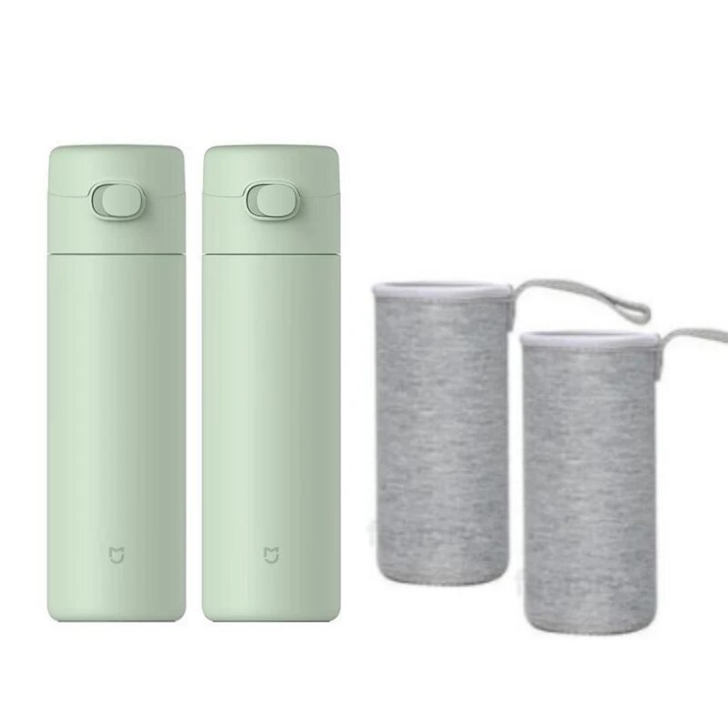 Термос Xiaomi 480 мл 2pc Green case
