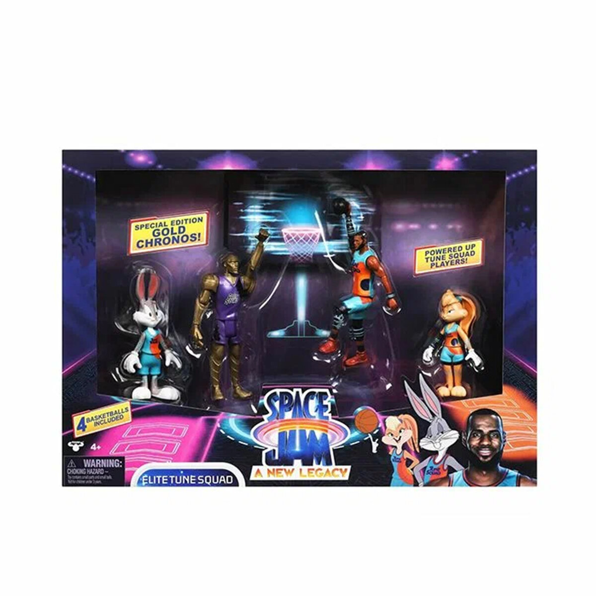 Moose Space Jam A New Legacy Elite Tune Squad / коллекционная фигурка в комплекте из 4 предметов , игрушки для детей