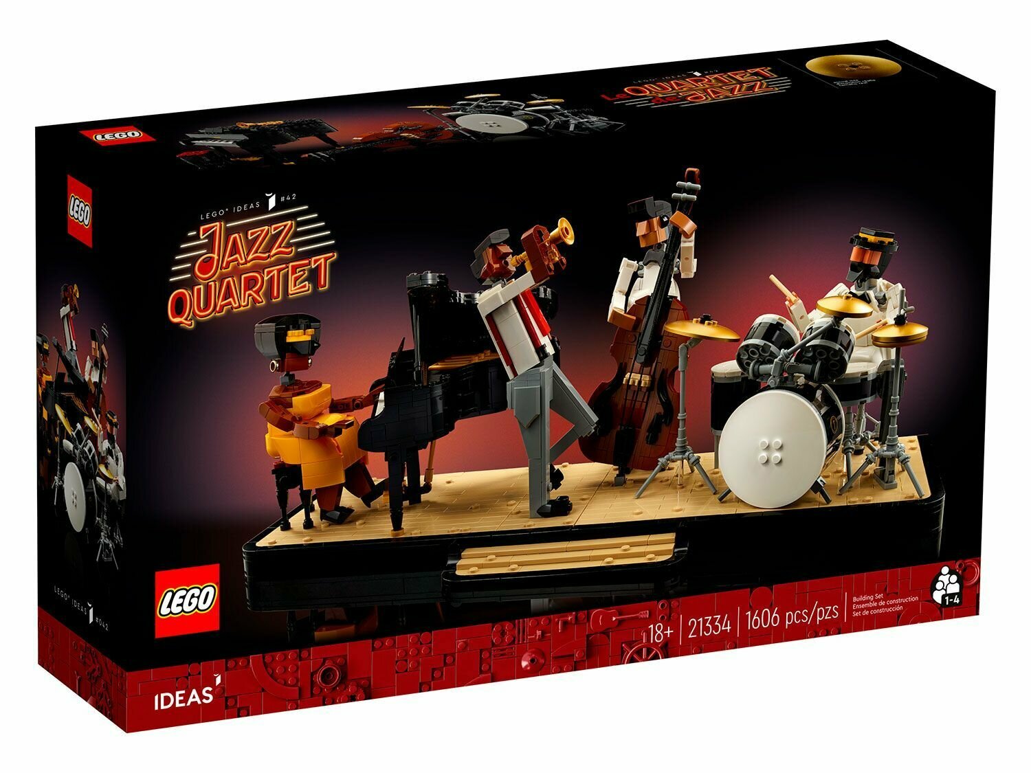 Конструктор LEGO Ideas 21334 "Джазовый квартет" / 1606 элементов