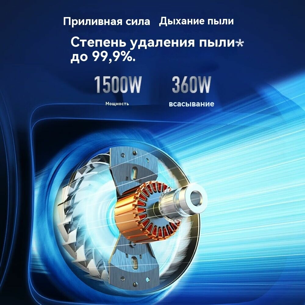 Philips Бытовой пылесос XB2022/01, Мощность всасывания 360Вт, Большие колеса