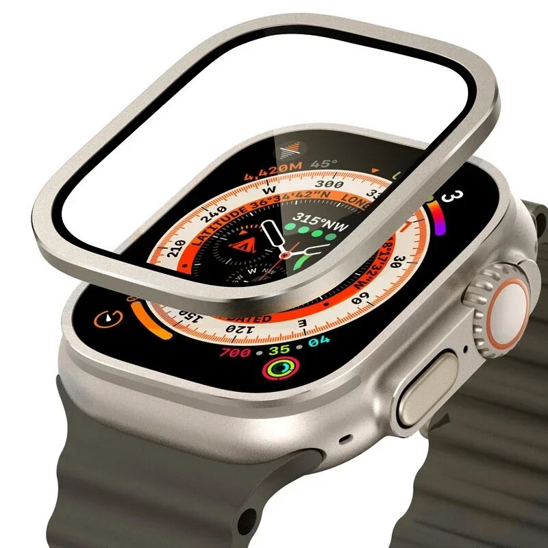 Закаленное стекло для Apple Watch Ultra 49 мм NEY for Apple ultra 2, Titanium 7