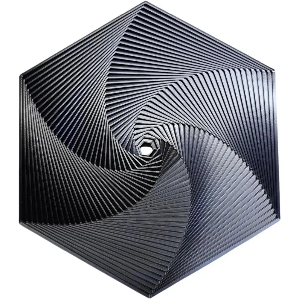 Черный шестигранник антистресс Black-7cm