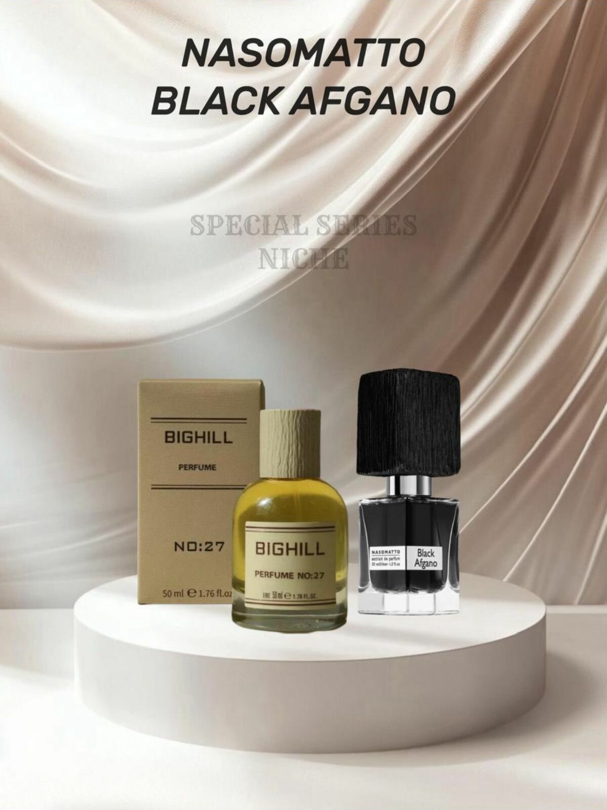 EYFEL Селективный парфюм серии Bighill UNISEX NO: 27 Black Aafgano, древесные фужерные, 50мл