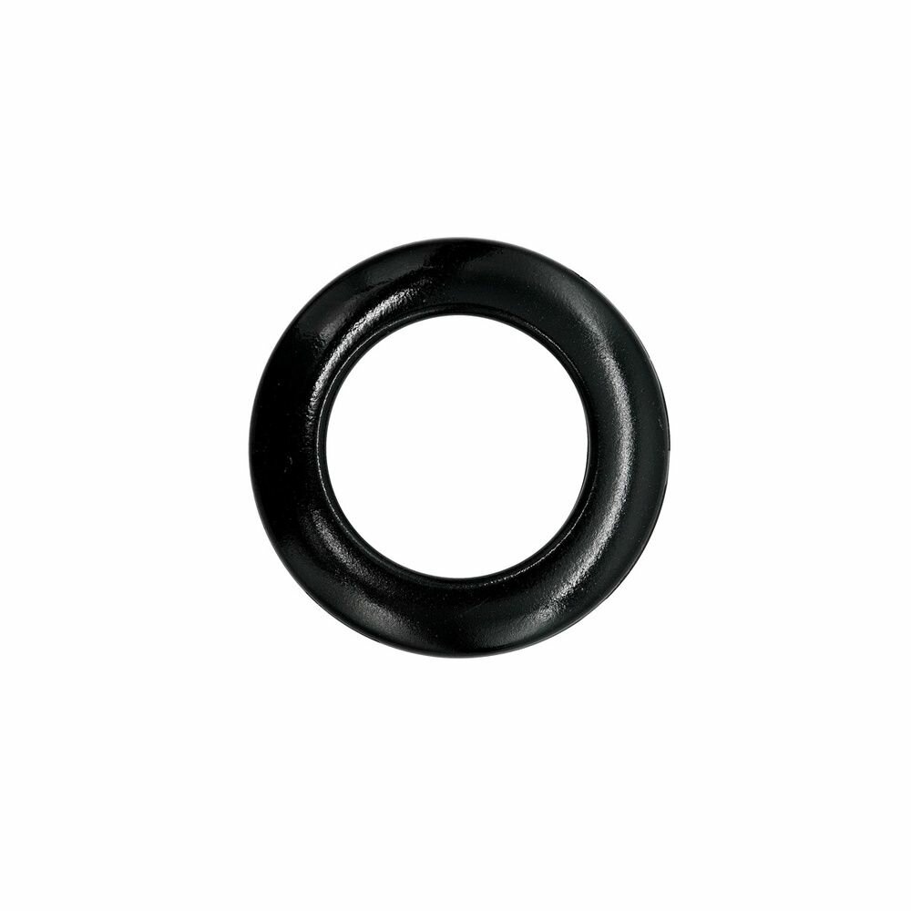 Люверсы для штор Belladonna круглый диаметр 35 мм пластик, цвет 09 черный, 10 шт