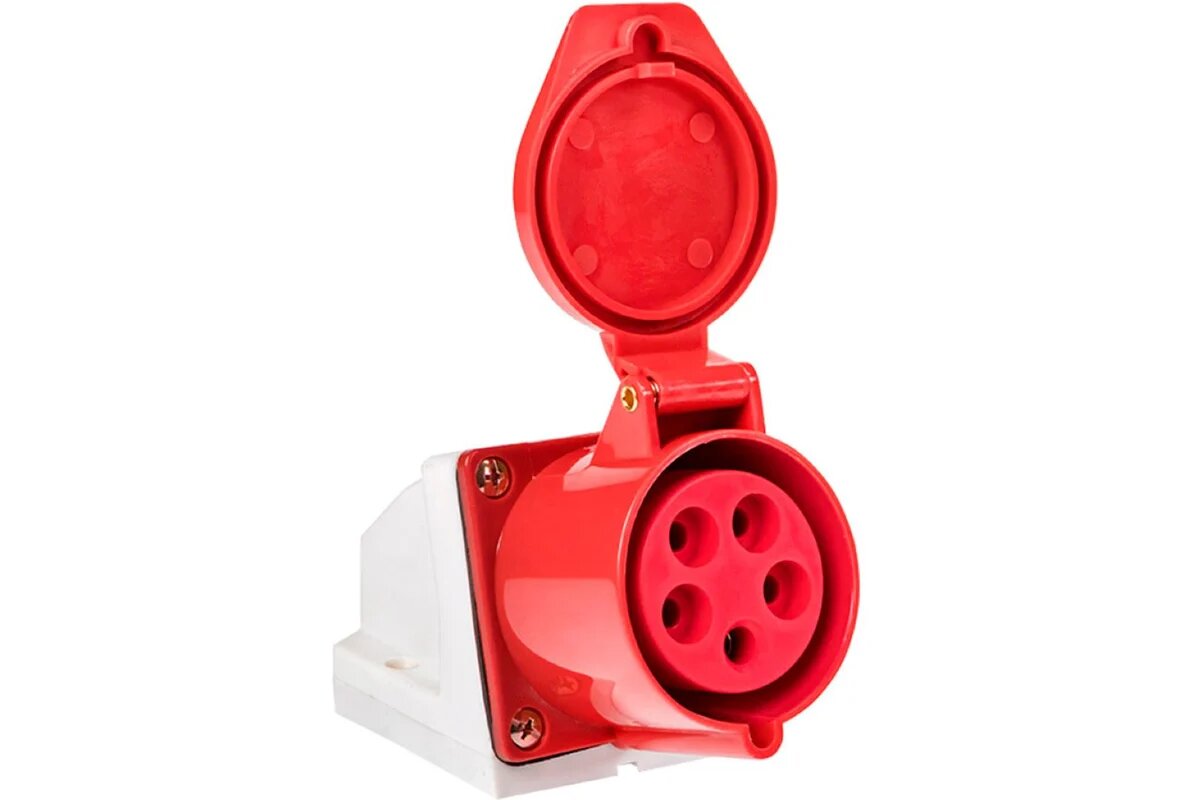 ЕТР Розетка силовая 3Р+РЕ+N 32А 380В IP44 67607