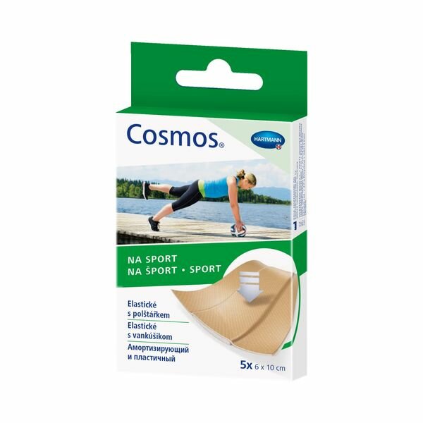 Пластырь нестерильный Sport Cosmos/Космос 6х10см 5шт