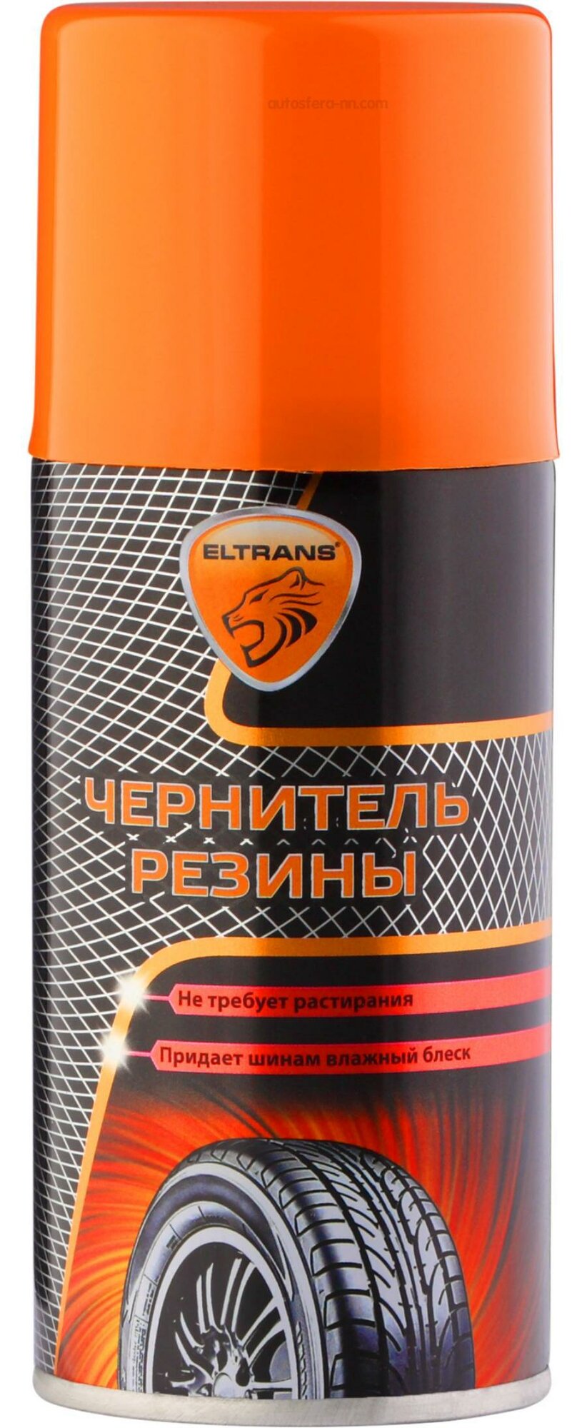 ELTRANS EL080101 Чернитель резины 210мл - для улучшения внешнего вида шин и дополнительной защиты резины от обесцвечивающего действия дорожных реагентов и ультрафиолета