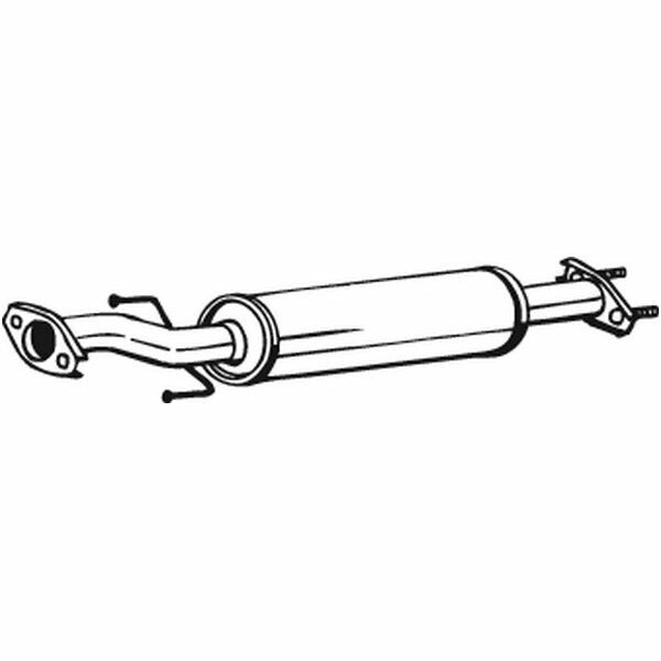 Средний глушитель выхлопных газов, BOSAL 141-385 (1 шт.)