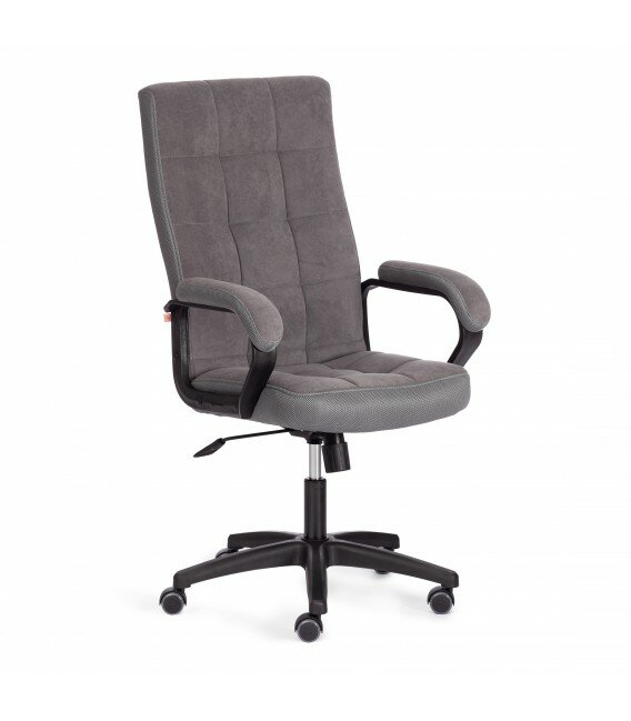 TetChair Кресло офисное TRENDY (22), флок/ткань, серый