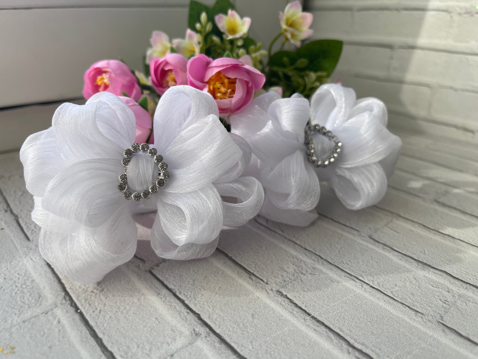 Бантики школьные на резинке