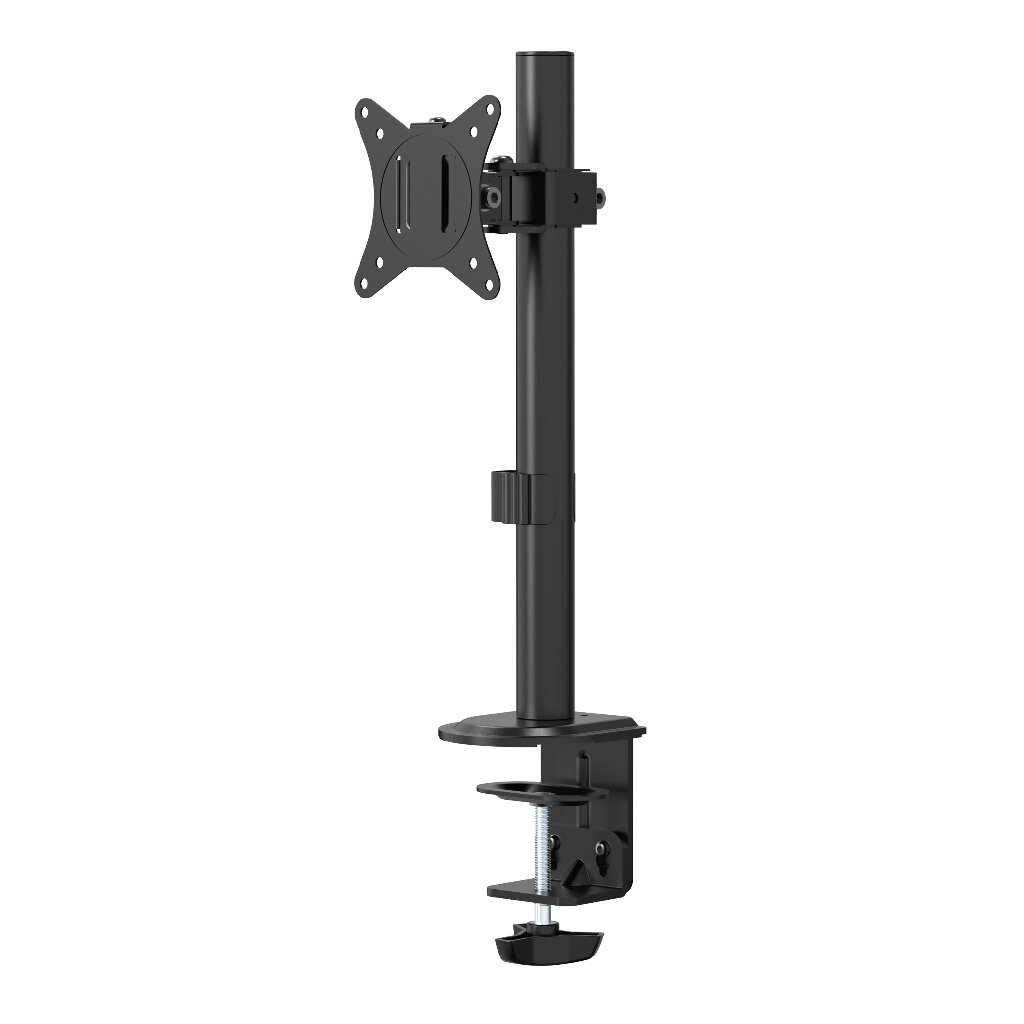 UNITEKI FMT71 чёрный, кронштейн для монитора к столу на струбцине, наклонно-поворотный, диагональ 17-34 дюйма