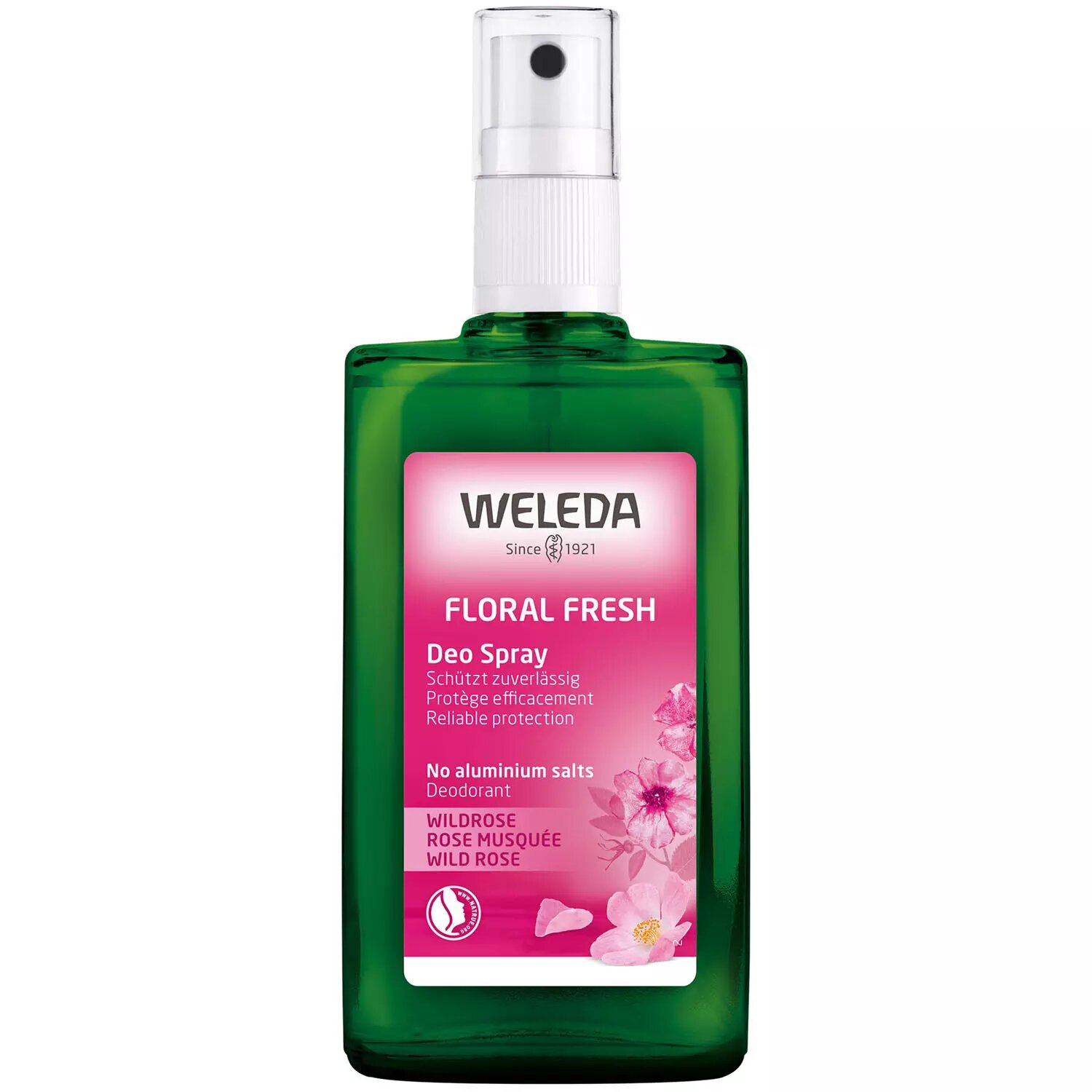 Дезодорант WELEDA "Wildrose", спрей, цветочный аромат, 100мл