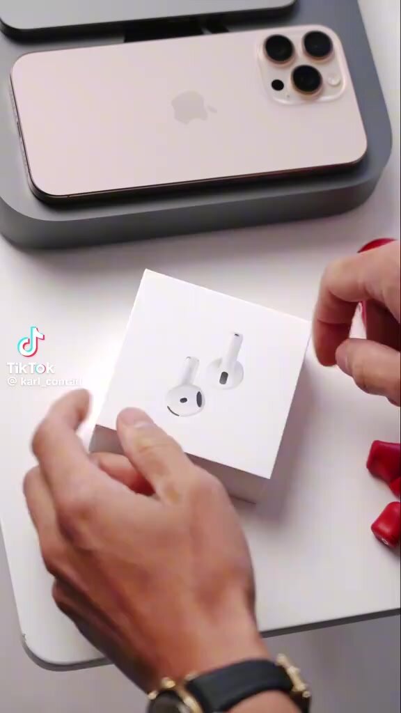 Беспроводные наушники A.Pods 4, активное шумоподавление, для Android/iPhone. + блок для зарядки в подарок