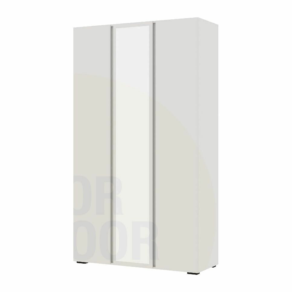 Шкаф Хелен, ЛДСП, белый, 120х210х46 см