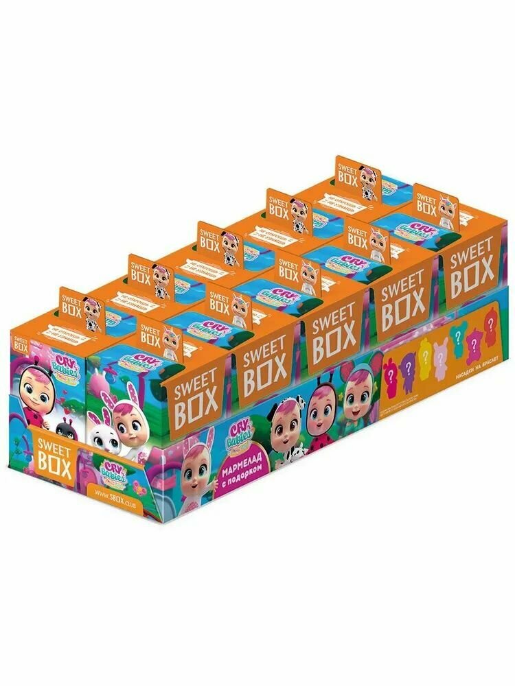 Sweet Box "Cry babies" мармелад с игрушкой Свит бокс, 10 коробок по 10 г