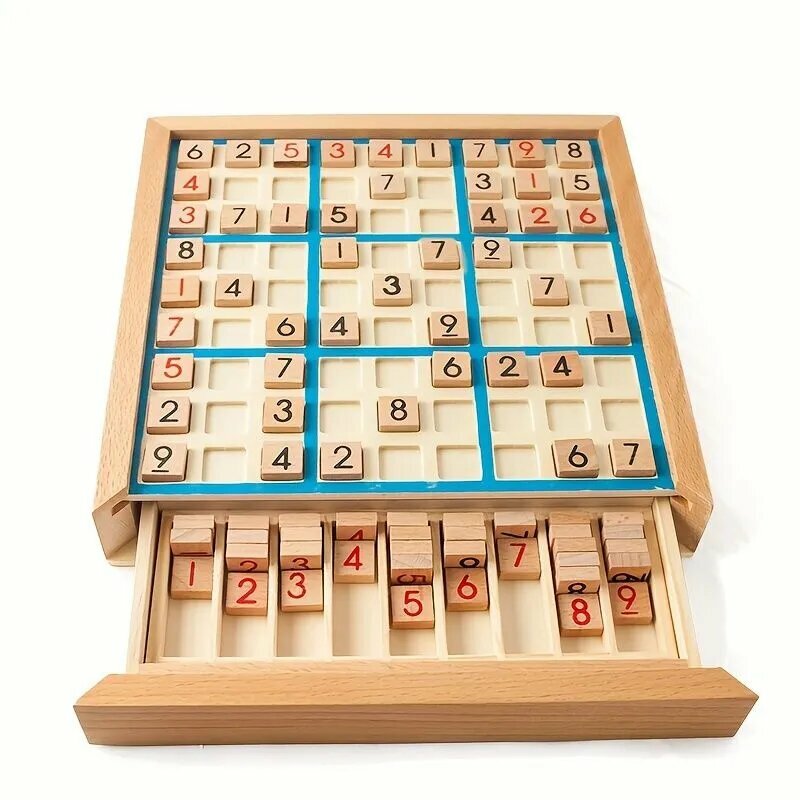 Деревянная игра-головоломка судоку