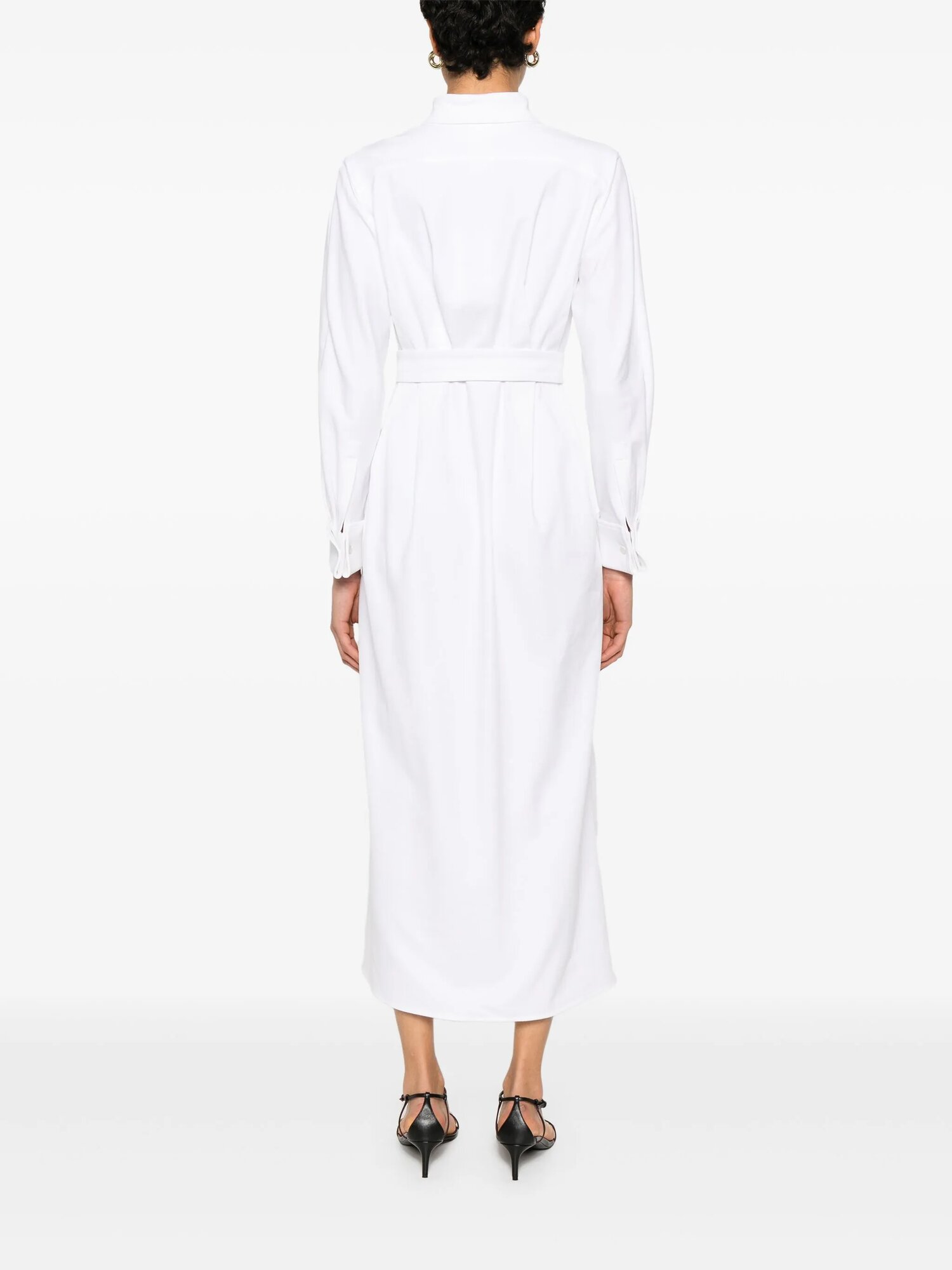 Платье Max Mara Arezzo, размер 42, бежевый/белый — фото 1