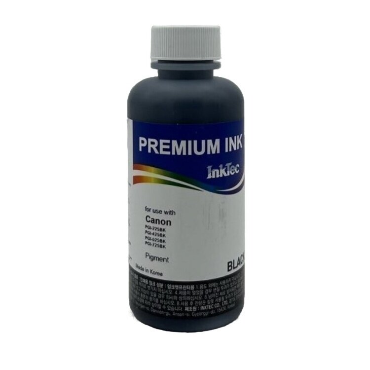 Чернила Canon iP3600 iP4600 iP4840 iX6540 MG5540 MX894 (InkTec) C5025-100MBP Pigment Black (100мл) пигментные