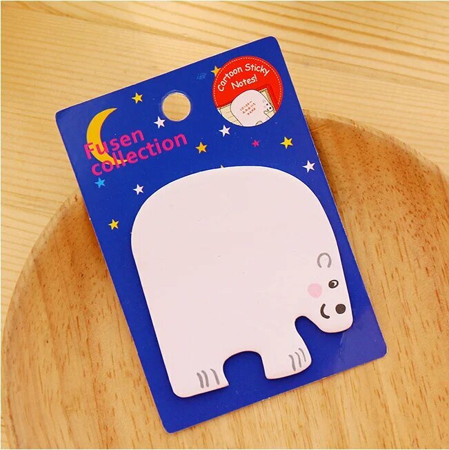 1 шт Lytwtw новый милый каваи животное липкие заметки креативный блокнот Filofax блокнот Канцтовары для офиса школьные канцелярские принадлежности