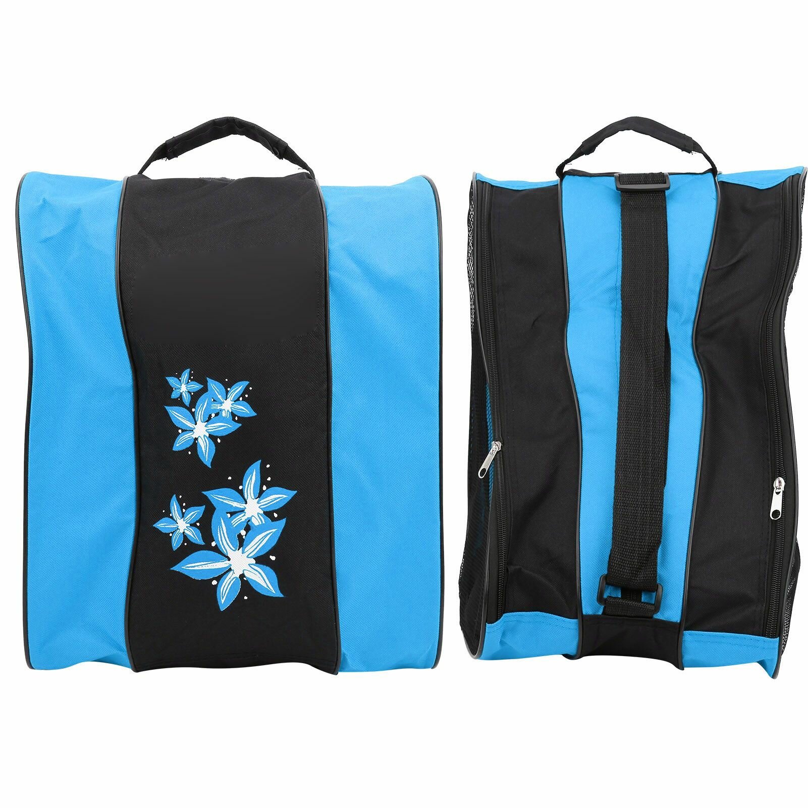 3-слойный нейлоновый рюкзак для роликовых коньков, сумка на одно плечо, спортивный рюкзак для отдыха (синий)