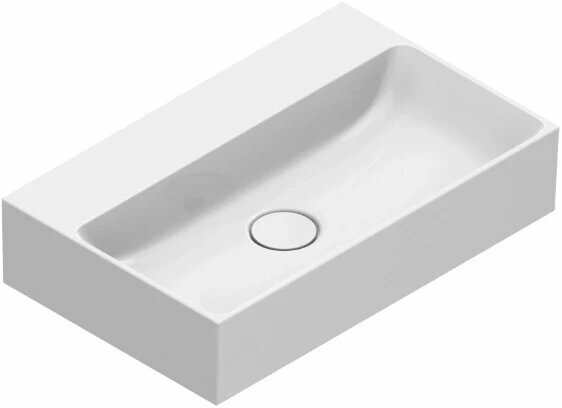 Раковина Catalano Premium 0220550001 55x35 см, накладная, подвесная, белый глянец